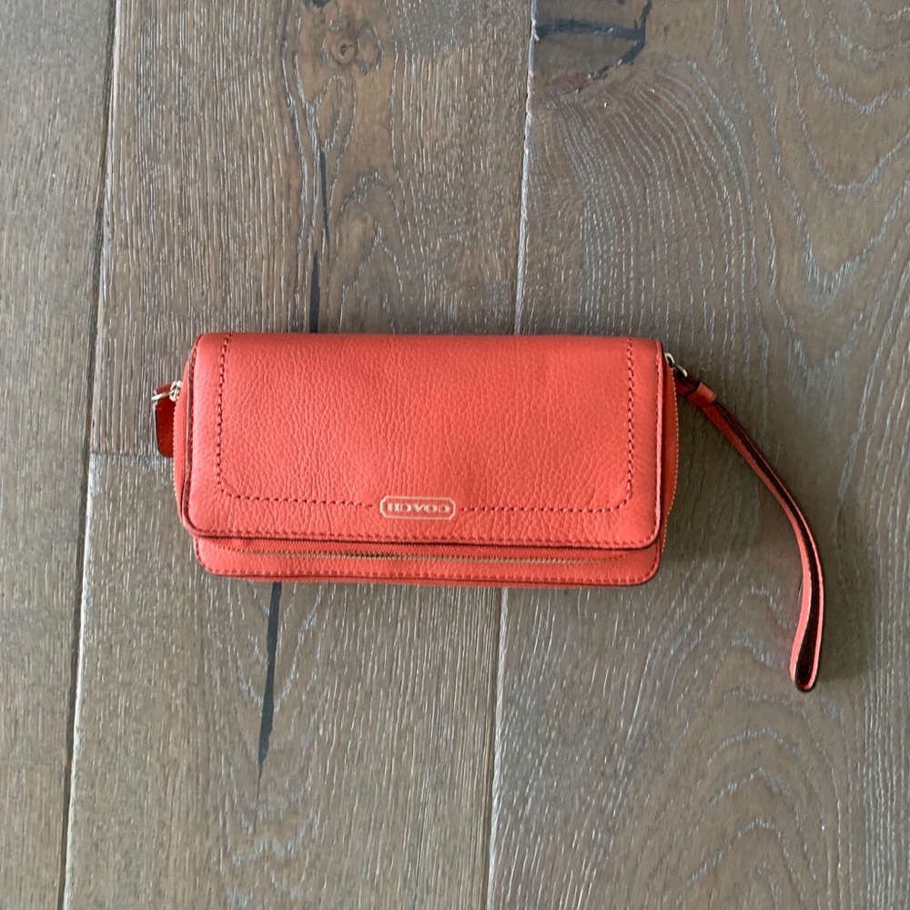 Coach Accordion Zip Wallet - Gem